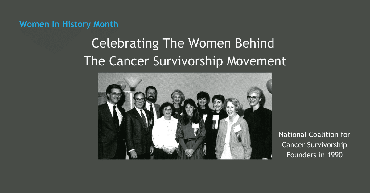 Celebrating The Women Behind The Cancer Survivorship Movement | Bag It ...